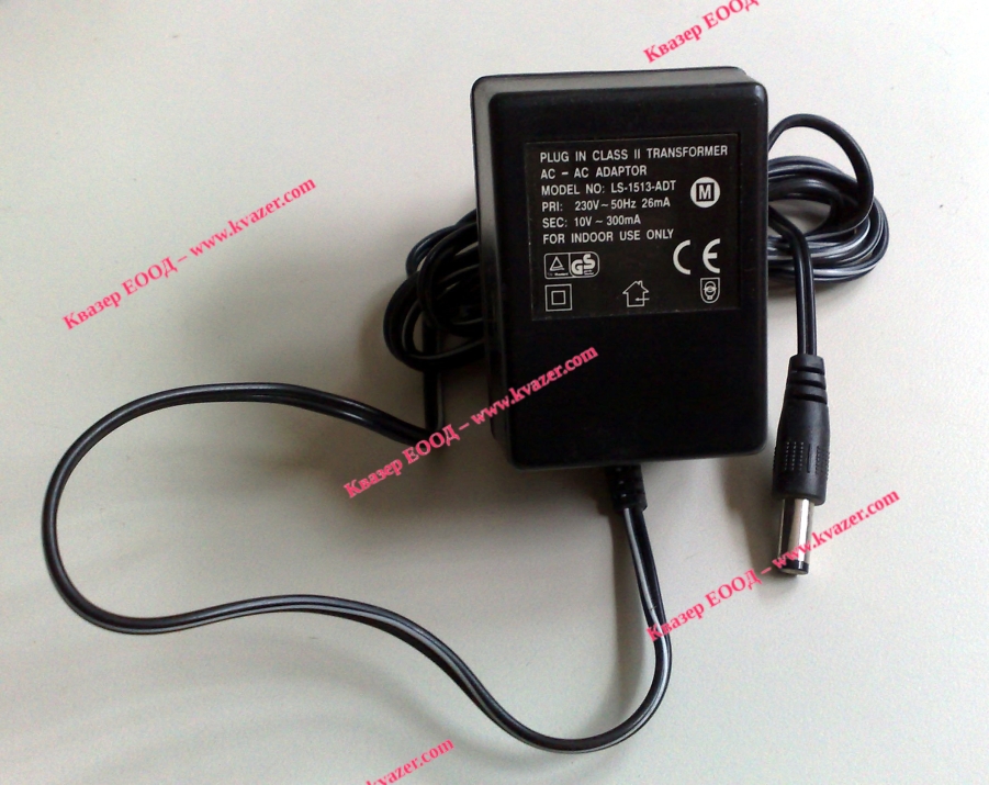 АДАПТЕР AC~10V/300MA | eмагазин на Квазер - Технически хипермаркет - Квазер