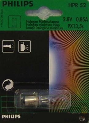 КРУШКА ХАЛОГЕННА 2.8V/P13.5 PHILIPS | eмагазин на Квазер - Технически ...