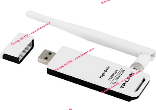 TP-LINK TL-WN722N безжичен N USB адаптер с външна антена | eмагазин на ...