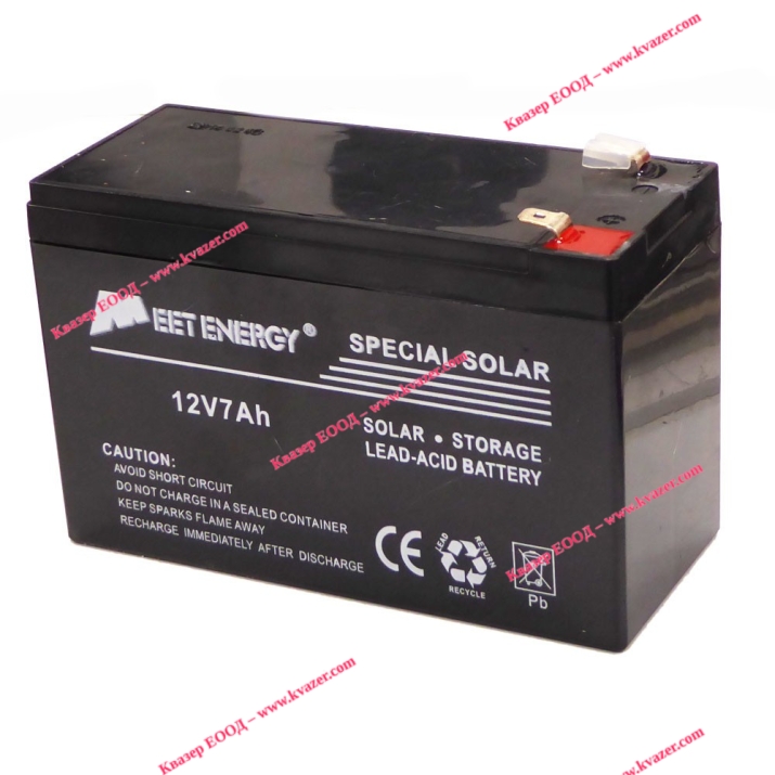 АКУМУЛАТОР Meet energy 12V/7Ah 151/65/94mm | eмагазин на Квазер - Технически хипермаркет - Квазер