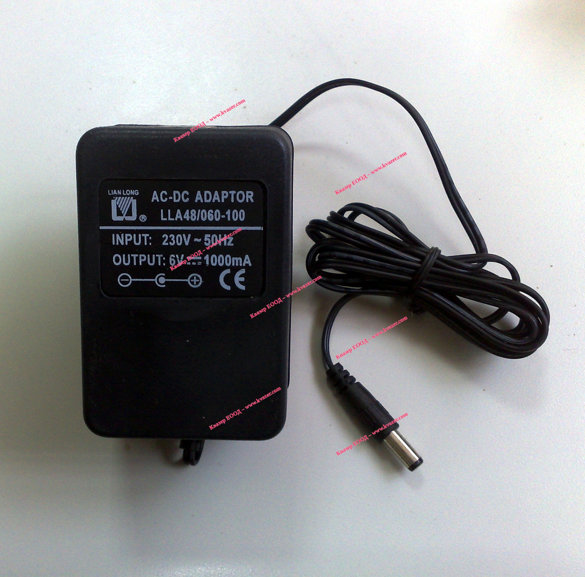 ЗАХР. АДАПТЕР LLA48/060 6V 1000MA | eмагазин на Квазер - Технически ...