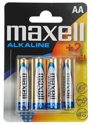 Батерия LR6 AA 1.5V MAXELL 6бр. | eмагазин на Квазер - Технически ...
