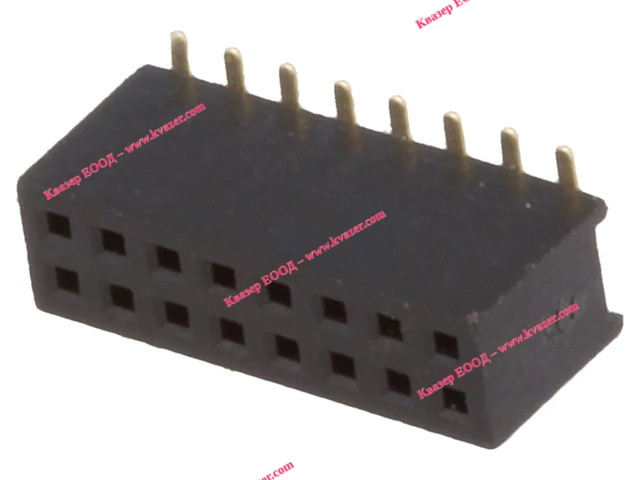 Съединител щифтов гнездо, женски 16PIN / 2x8PIN прав SMT | eмагазин на ...